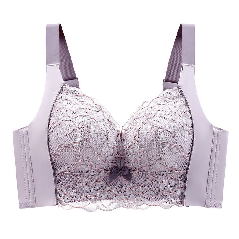 元子 新款34-46ABCD全罩杯大尺碼內衣 矯正型款 刺繡無鋼圈 大罩杯胸罩 超薄蕾絲款集中爆乳收副乳YZ368 | 蝦皮購物