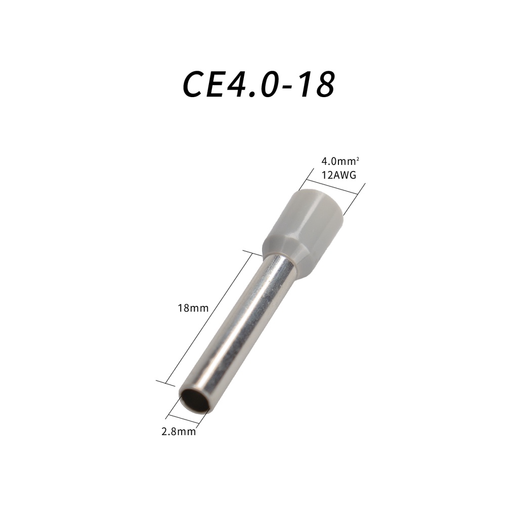 【大山電子】 歐式端子 ET端子 管型端子 管狀端子 UL認證 DIN46228/4 0.14~16mm² 多股壓接 | 蝦皮購物