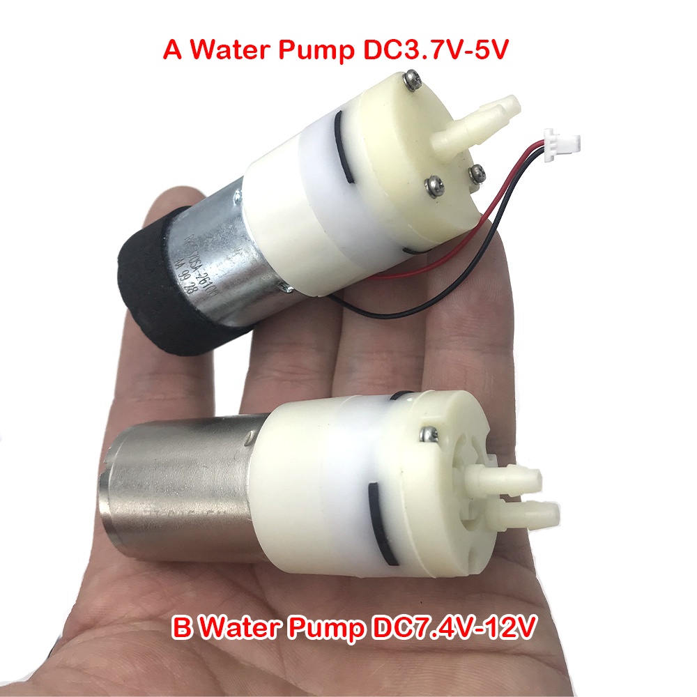 1PCS 微型 370水泵DC 3.7V 5V 7.4V 12V隔膜泵自吸泵750ML/min電動碳刷小型水泵 | 蝦皮購物