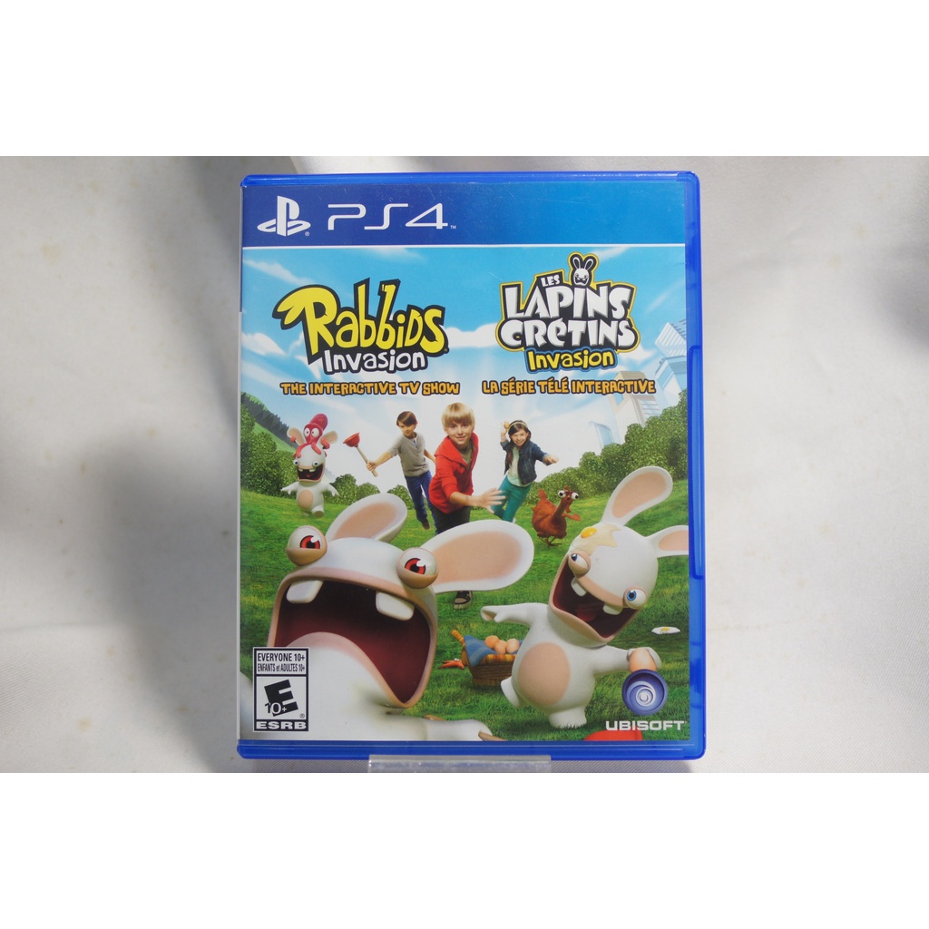 [耀西]二手 美版 SONY PS4 瘋狂兔子 全面侵略 Rabbids Invasion 含稅附發票 | 蝦皮購物