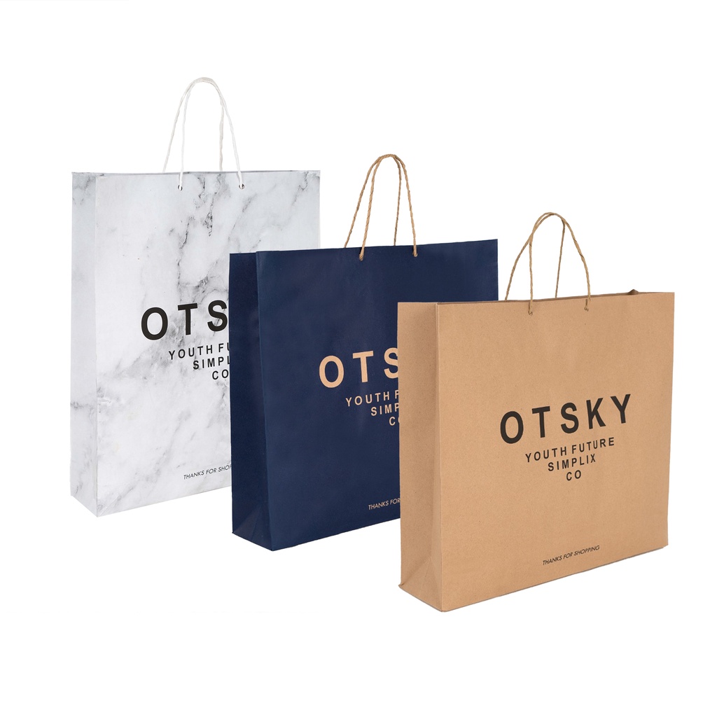 Otsky 高級普通紙袋全新全部 | 蝦皮購物