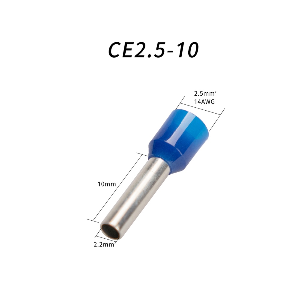 【大山電子】 歐式端子 ET端子 管型端子 管狀端子 UL認證 DIN46228/4 0.14~16mm² 多股壓接 | 蝦皮購物