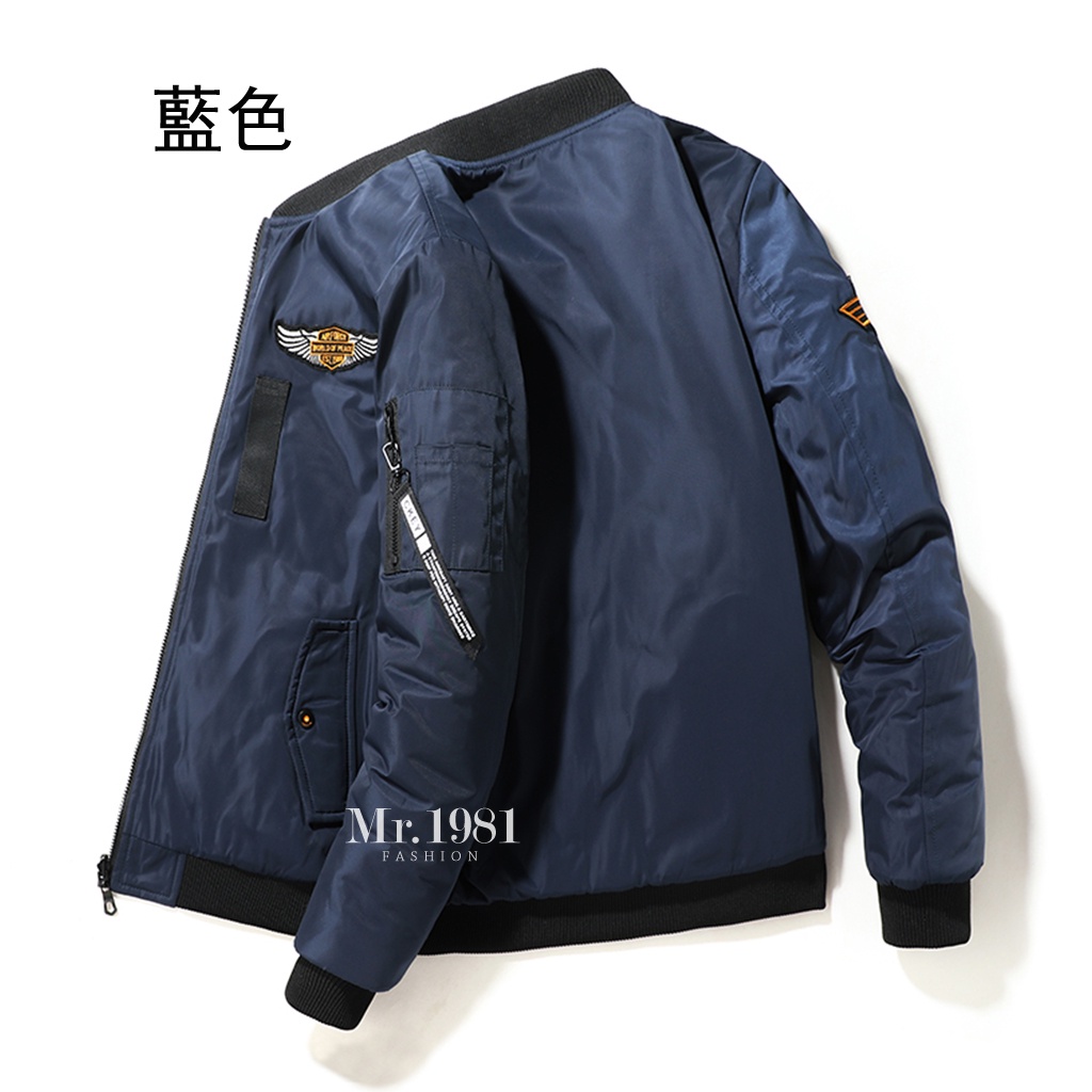 飛行外套 厚飛行外套 飛行夾克 雙面穿電繡鋪棉飛行外套【戰鬥飛官款】 M-7XL 3色 MA1 厚外套【現貨+預購】 | 蝦皮購物