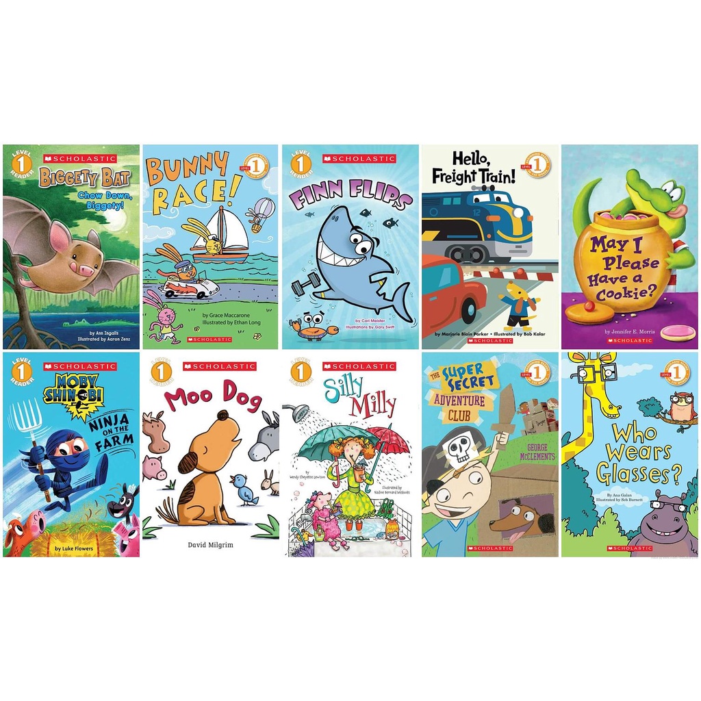 Scholastic Leveled Readers: Level 1 Collection 1 (10冊合售+CD) eslite誠品 | 蝦皮購物