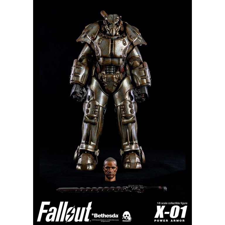 Threezero 3A 異塵餘生 Fallout X-01 動力裝甲 1號實驗模型 power armor | 蝦皮購物