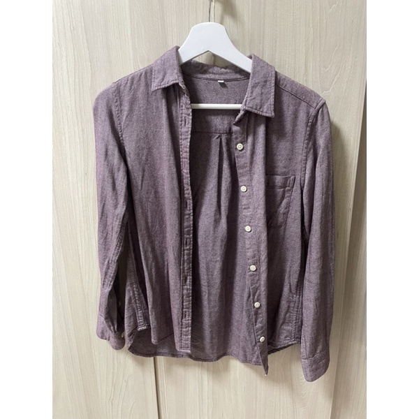 MUJI 無印良品 純棉襯衫 近全新 s碼 | 蝦皮購物