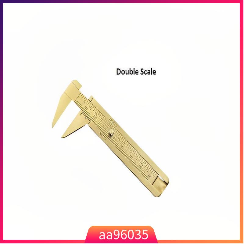 0-80mm Mini Single and Double Scale Brass Calipers Portable | 蝦皮購物