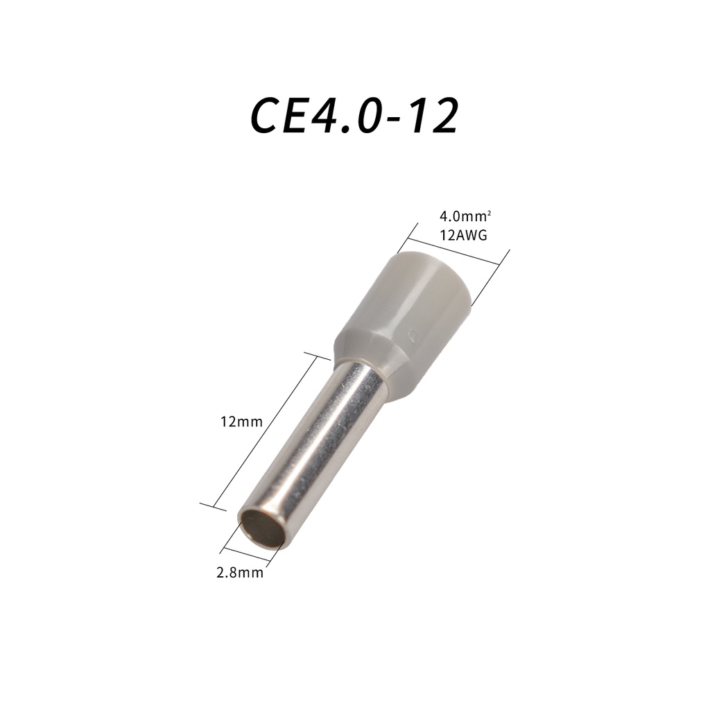 【大山電子】 歐式端子 ET端子 管型端子 管狀端子 UL認證 DIN46228/4 0.14~16mm² 多股壓接 | 蝦皮購物