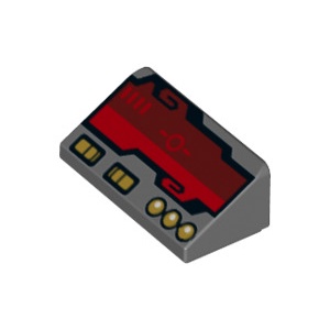 [樂磚庫] LEGO 19745 斜形 印刷型 深灰色 1x2(31°) 6101924 | 蝦皮購物