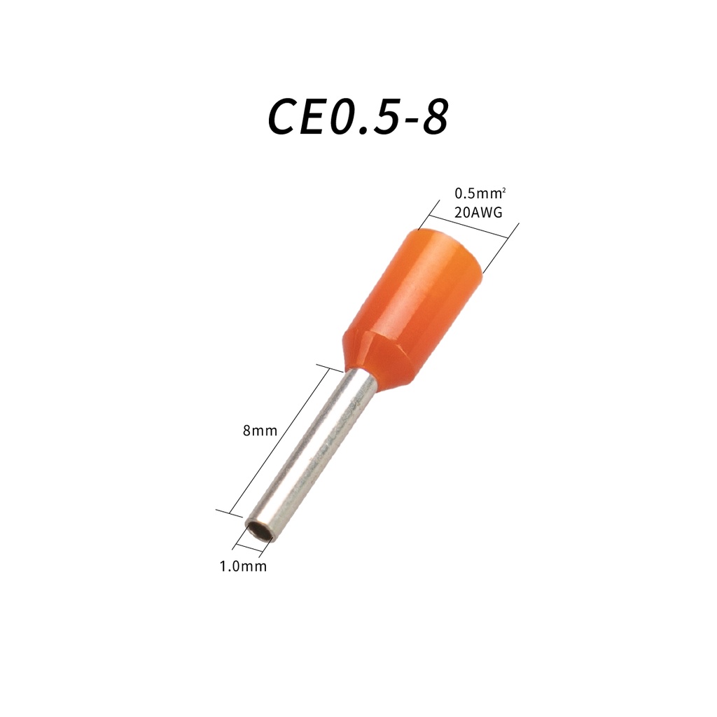 【大山電子】 歐式端子 ET端子 管型端子 管狀端子 UL認證 DIN46228/4 0.14~16mm² 多股壓接 | 蝦皮購物