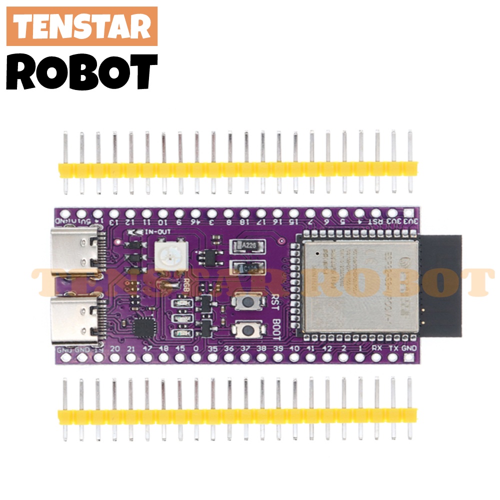 Esp32-c3-devkitm-1 ESP32-C3 雙Type-C開發板核心板 ESP32-C3-DevKitM-1 | 蝦皮購物