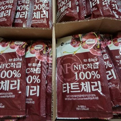 限時優惠NFC100%酸櫻桃汁70ml*50包一單50包，超過1單請重新訂購 此商品不與其他商品合併訂購 | 蝦皮購物