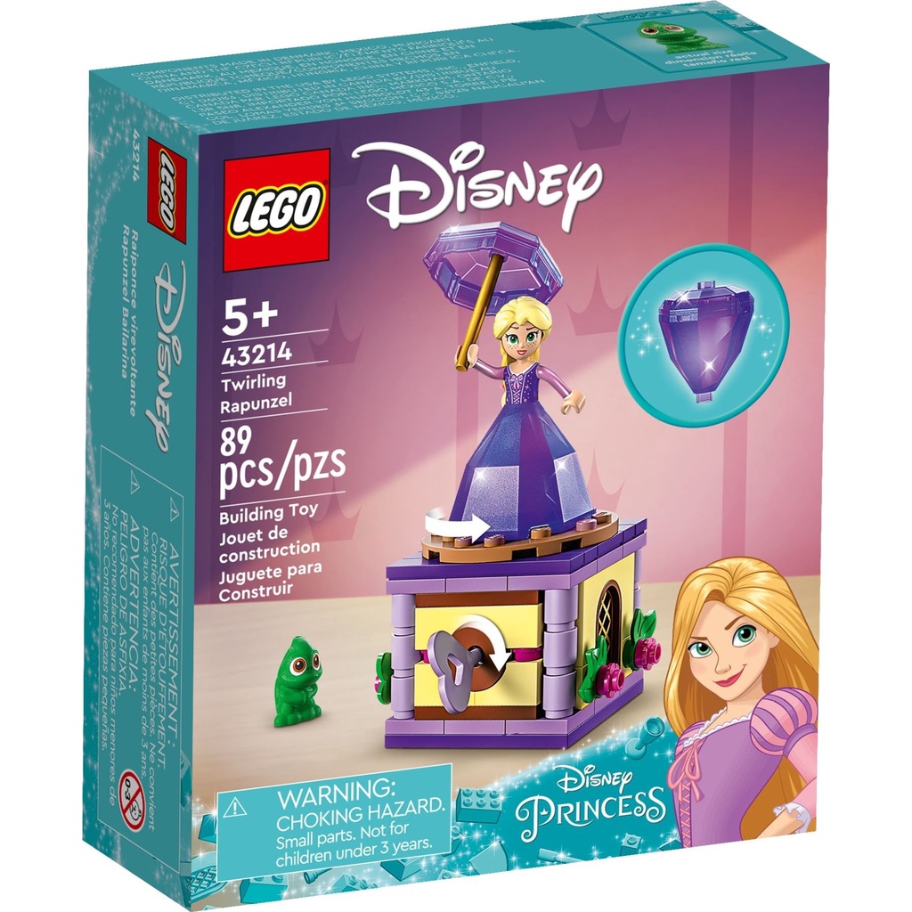 [大王機器人] 樂高 LEGO 43214 迪士尼公主 Disney-Twirling Rapunzel | 蝦皮購物