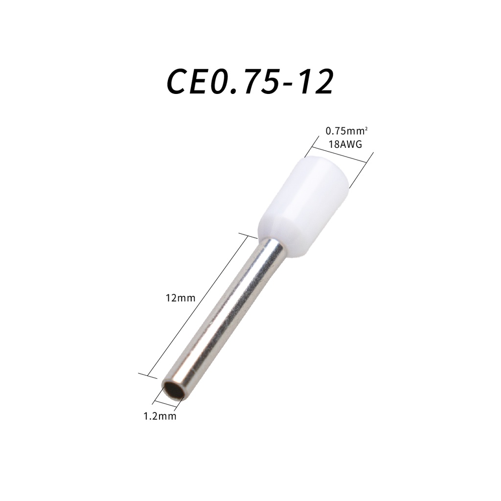 【大山電子】 歐式端子 ET端子 管型端子 管狀端子 UL認證 DIN46228/4 0.14~16mm² 多股壓接 | 蝦皮購物