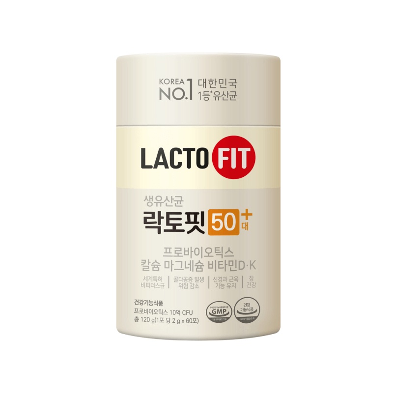 LACTO FIT 50s Plus Probiotics 60pcs(120g) / 50多歲人所需的益生菌乳酸菌 | 蝦皮購物