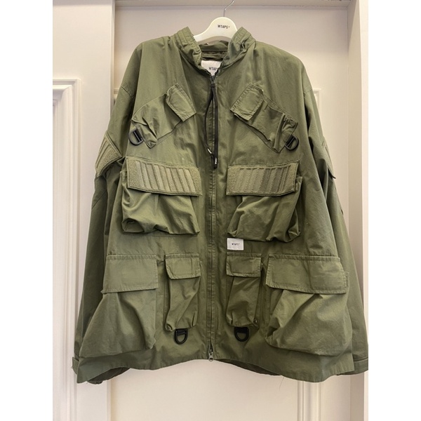 二手極新 WTAPS 19AW MODULAR JACKET 八袋 十袋 外套 夾克 軍綠色 L 版型偏大 90%新 | 蝦皮購物