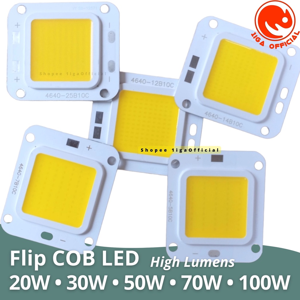 Mata Flip COB LED 芯片 20W 30W 50W 70W 100W 眼睛 LED 泛光燈 PJU 大功率 | 蝦皮購物