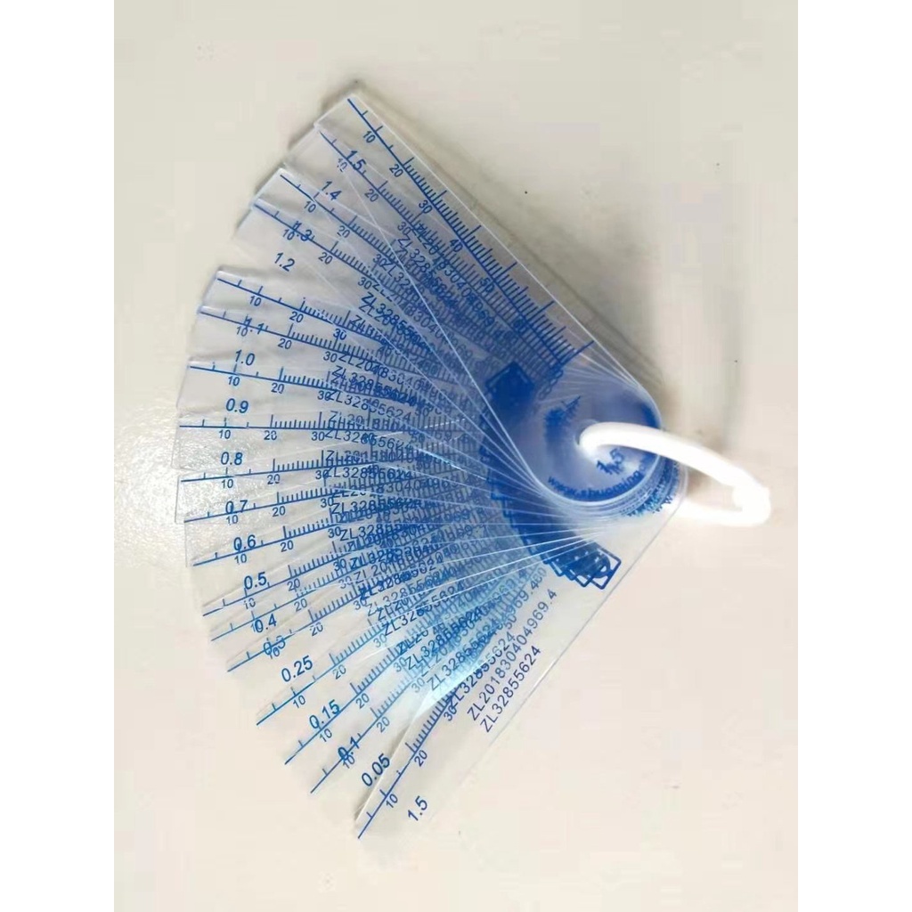 優選塞尺 間隙尺 ↜上藝塑膠 塞尺 單片塑膠塞規厚 薄規 耐磨 間隙尺 高精度0.01-5MM505 | 蝦皮購物