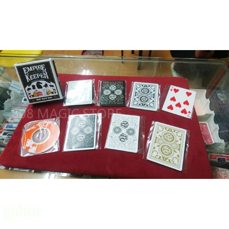 [808 MAGIC]魔術道具 龍牌魔術套裝 Gaff Card Sets 總共七種道具+DVD教學 | 蝦皮購物