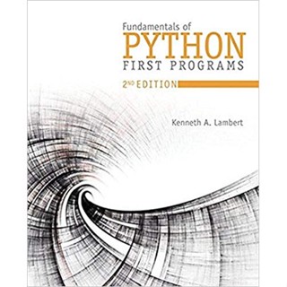 FUNDAMENTALS OF PYTHON: FIRST PROGRAMS 2/E LAMBERT 9781337560092 | 蝦皮購物