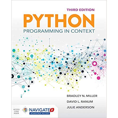 PYTHON PROGRAMMING IN CONTEXT 3/E MILLER 9781284175554 | 蝦皮購物