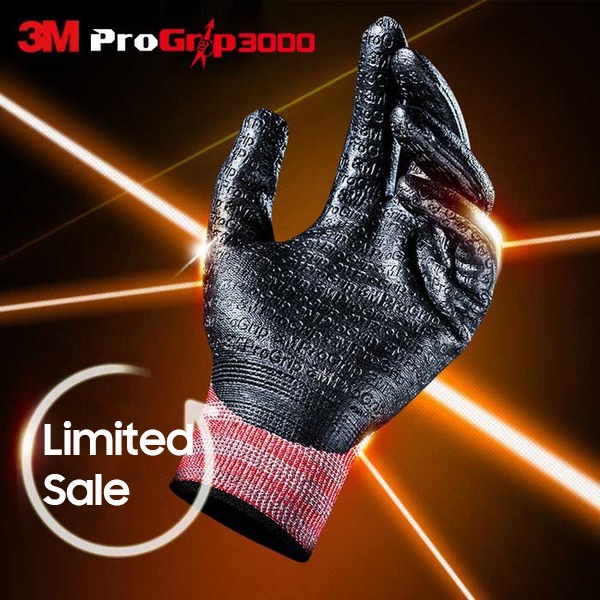 3m Pro Grip 1000 2000 3000 手套 3 種尺寸(S M L)韓國製造 | 蝦皮購物