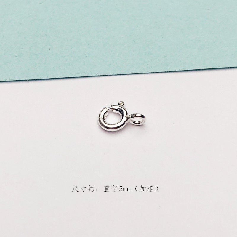 DIY 925純銀扣頭手鏈配件珍珠項鏈扣子延長鏈掛鈎連接接頭diy手工材料 | 蝦皮購物