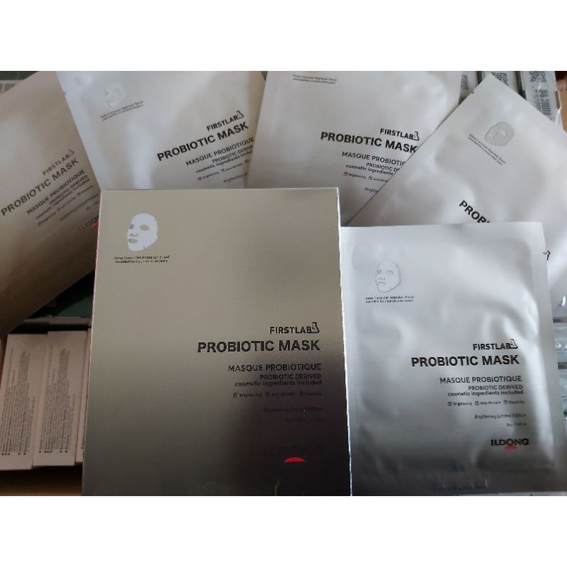 Ildong日東 益生菌面膜 橡皮擦面膜 乳酸菌面膜3.5升級版嫩白面膜 FirstLab probiotic mask | 蝦皮購物