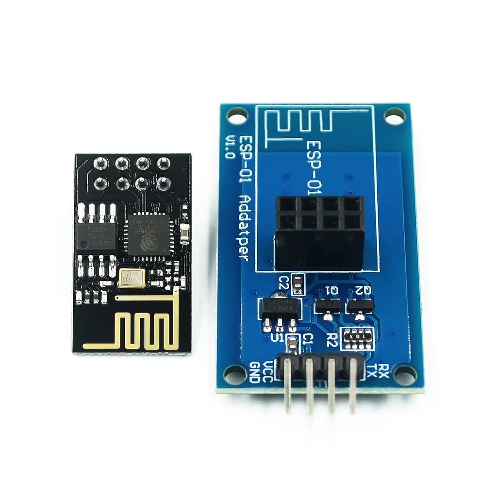 Esp8266 Esp 01 Esp01 串行無線 Wifi 模塊用於 Arduino 收發器接收器適配器板 Rasp 蝦皮購物
