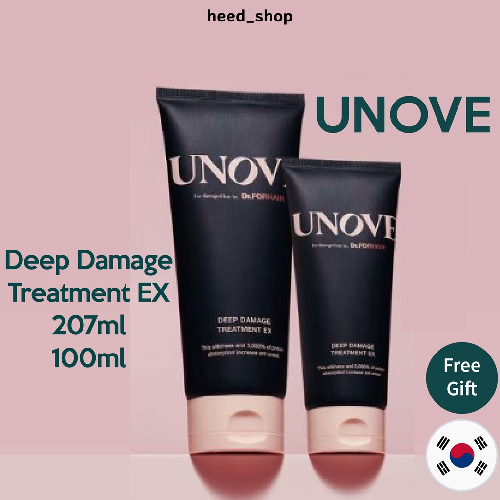 [UNOVE]深層受損發膜 EX 蛋白質充電 207ml + 100ml / Deep Damage Treatment | 蝦皮購物