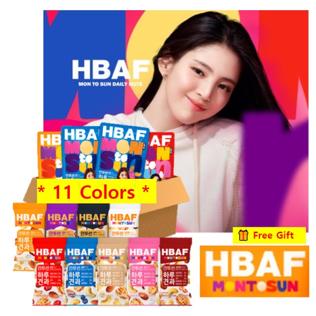韓國 Best Nuts HBAF Mon To Sun Daily Nuts / 200g(20g x 10p) / | 蝦皮購物