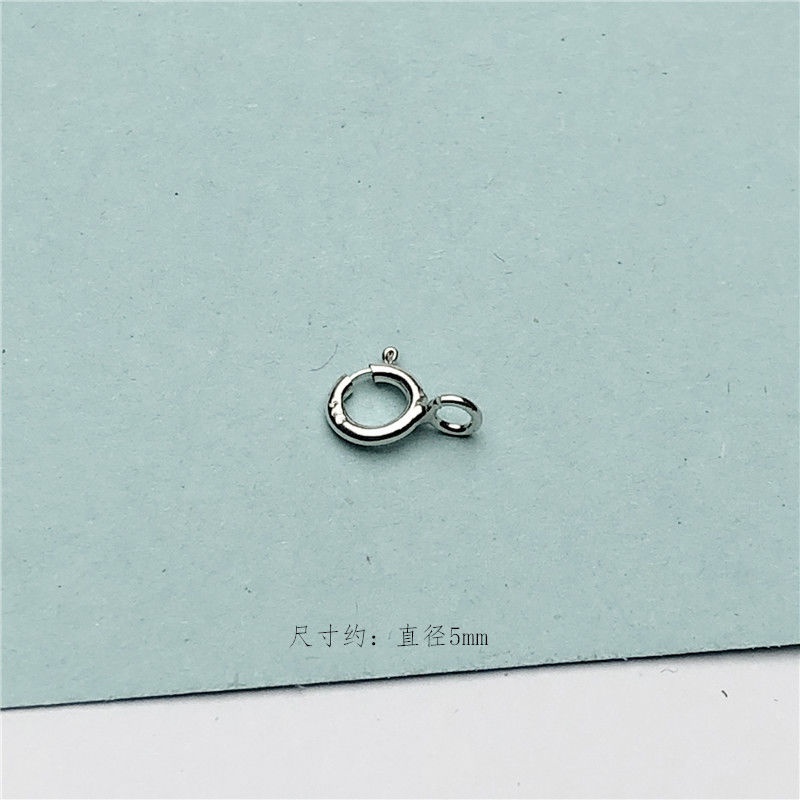 DIY 925純銀扣頭手鏈配件珍珠項鏈扣子延長鏈掛鈎連接接頭diy手工材料 | 蝦皮購物