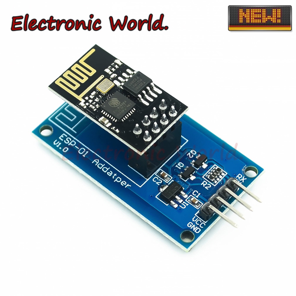 Esp8266 ESP-01 ESP01 串行無線 WIFI 模塊,用於 Arduino 收發器接收器適配器板 Rasp | 蝦皮購物