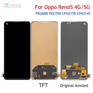 Vn-適用於 OPPO Reno 5 4G/5G CPH2159 / CPH2145 LCD 顯示屏觸摸屏更換數字化儀組 | 蝦皮購物