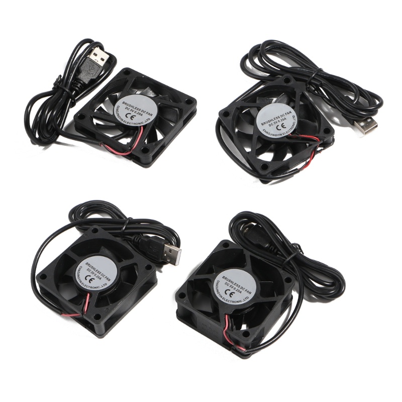 Cutep DC 5V USB 連接器 PC 風扇冷卻器散熱器排氣 CPU 冷卻風扇更換 60x60mm 6010 60 | 蝦皮購物