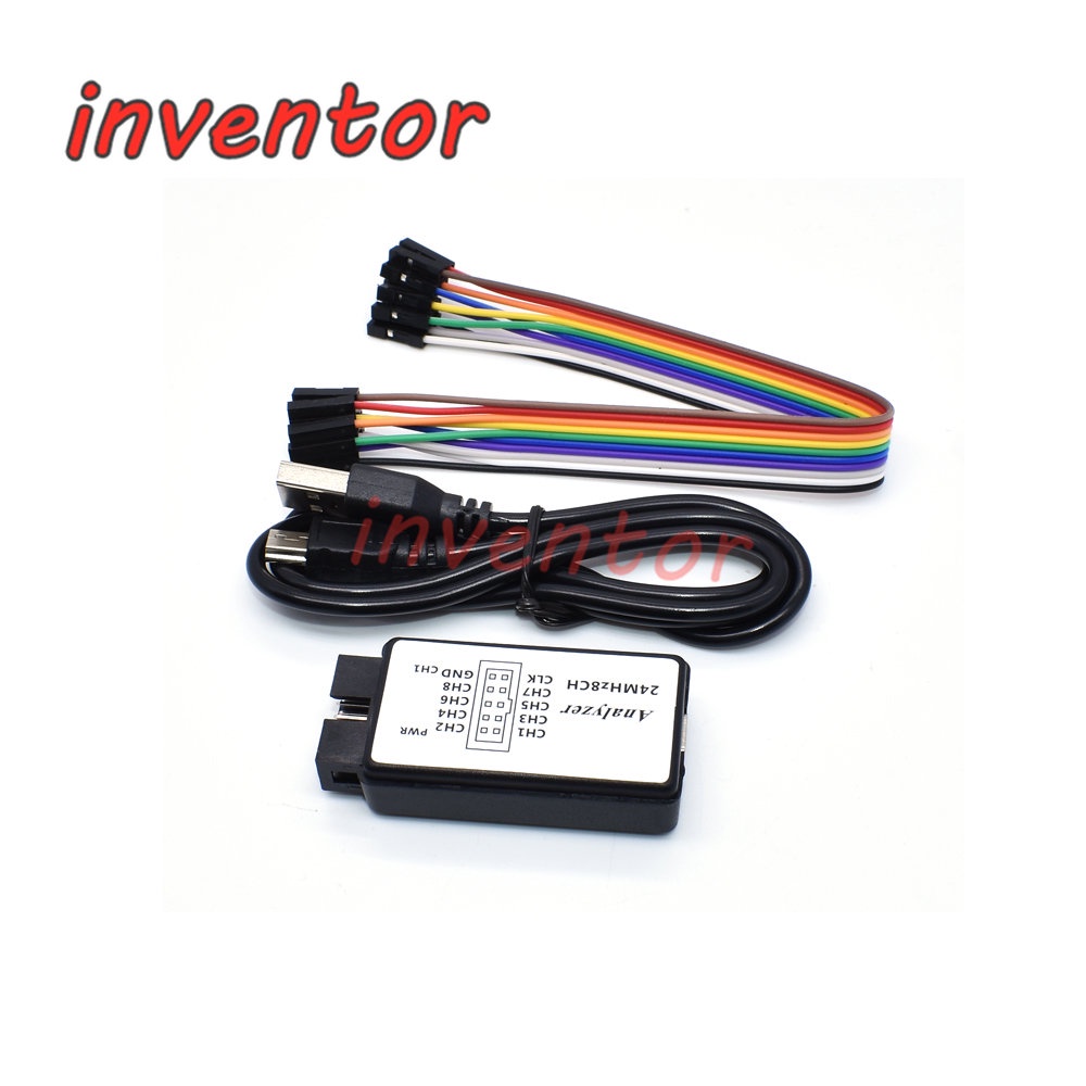 Usb 邏輯分析儀 24MHz 8 通道 24M/秒邏輯分析儀調試器適用於 ARM FPGA 邏輯分析儀 Logic 2 | 蝦皮購物