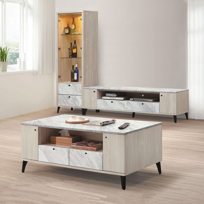 【UA108-6】白橡色6尺長櫃(B556)(東部及桃園以南請另詢運費) | 蝦皮購物