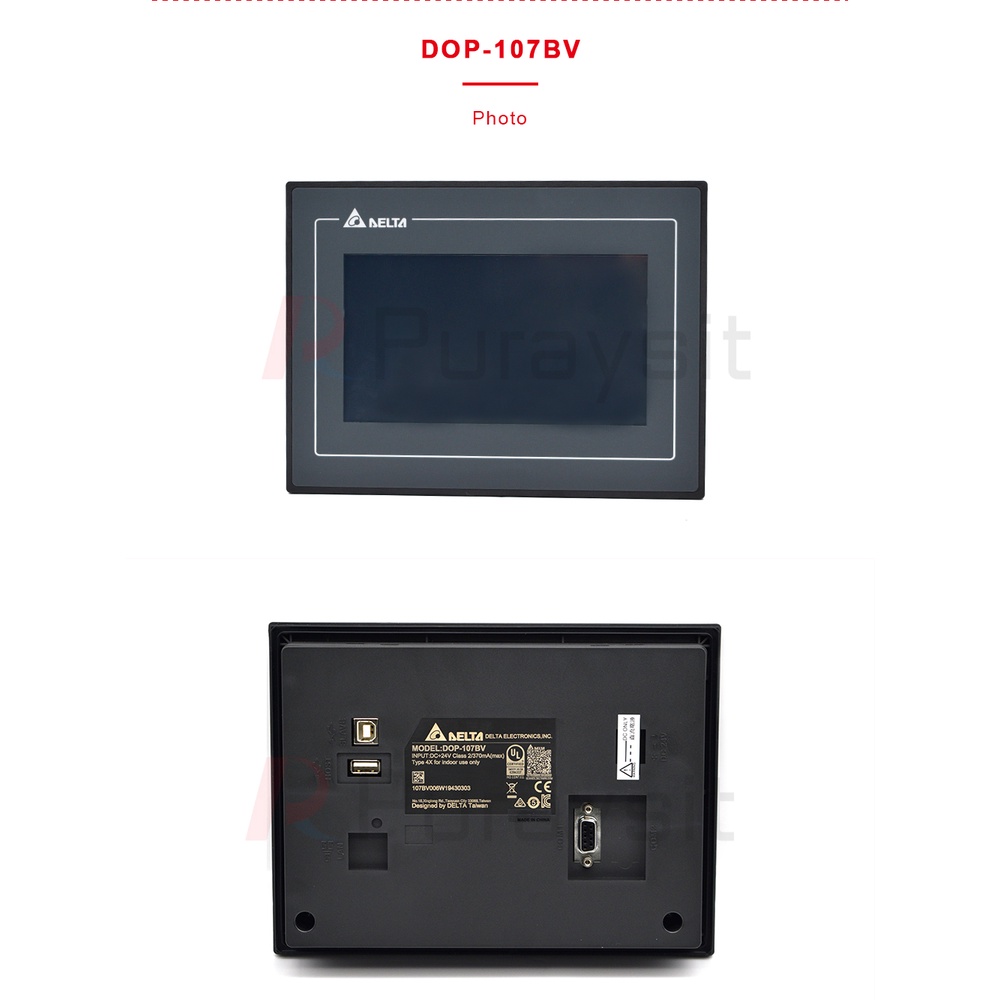 DOP-107BV HMI觸摸屏人機接口7寸替換DOP-B07S411 DOP-B07SS411 B07S410帶數據線 | 蝦皮購物