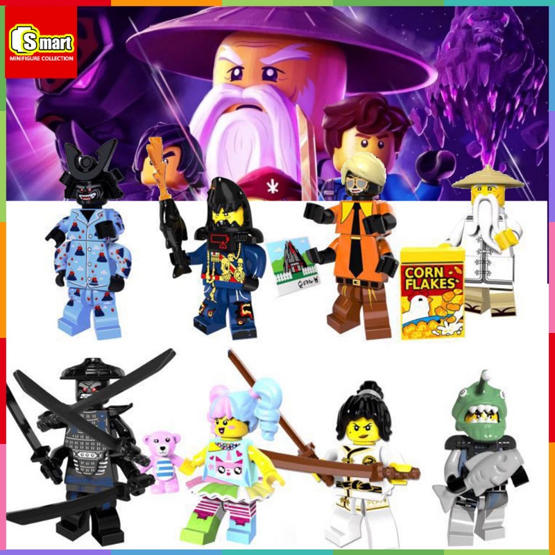 Ninjago Minifigures Lord Garmadon Master Wu Nya Ninja 現代生活戰士 | 蝦皮購物
