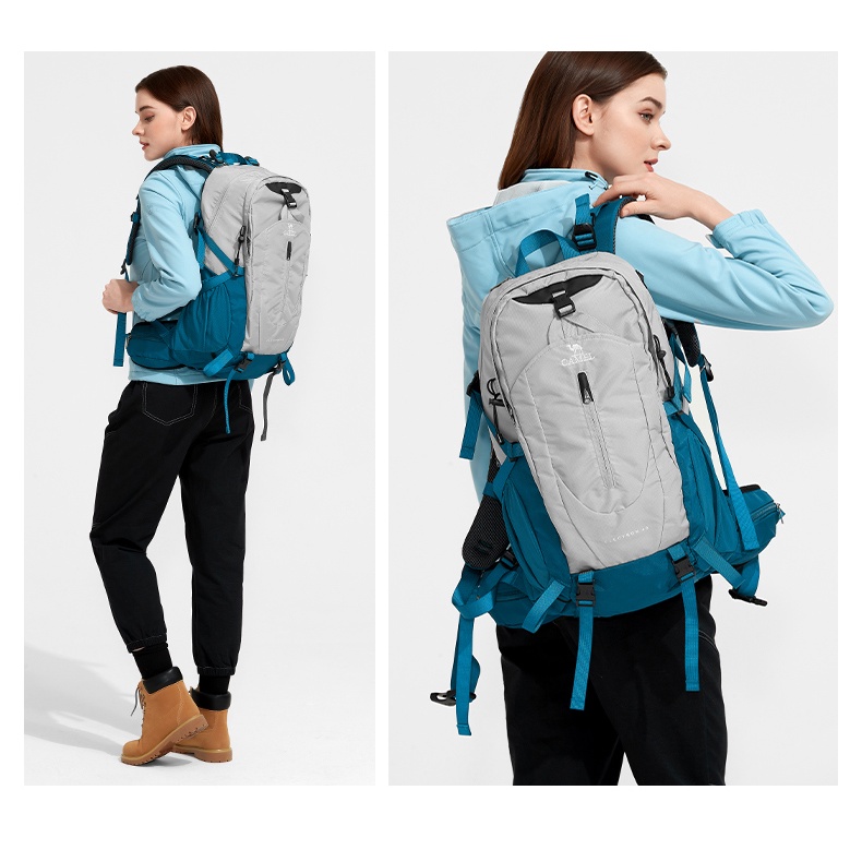 CAMEL CROWN駱駝 登山包 40L戶外雙肩背包 男女旅行徒步大容量雙肩包【贈送防雨罩】 | 蝦皮購物