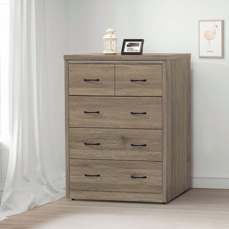 【UA83-7】灰橡色四斗櫃(517)(五抽)(東部及桃園以南請另詢運費) | 蝦皮購物