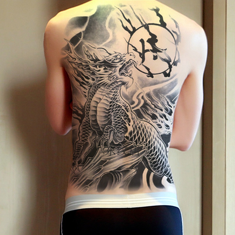 【滿799免運】紋身貼滿背防水持久男女趙子龍茖淚藝妓大圖火麒麟孫悟空翅膀背部jioyh FF6G | 蝦皮購物