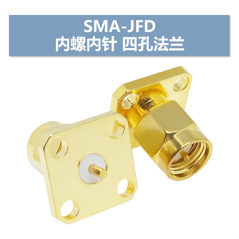 SMA-KFD/JDF/KKY/KKF法蘭4-3孔方形四孔菱形兩孔安裝外螺內孔母座 | 蝦皮購物