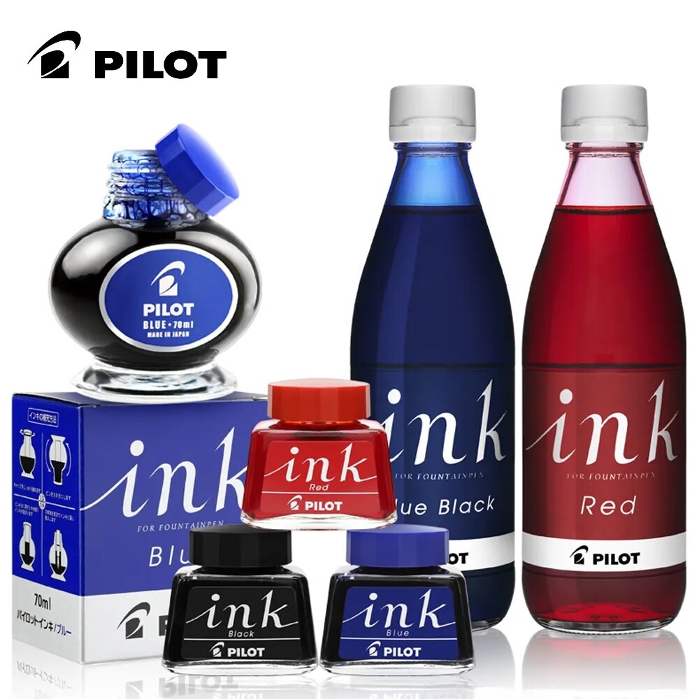 1瓶日本pilot 鋼筆墨水 ink-30/70/350不易堵筆尖 30/50/350ml 大容量鋼筆書法 墨水 | 蝦皮購物