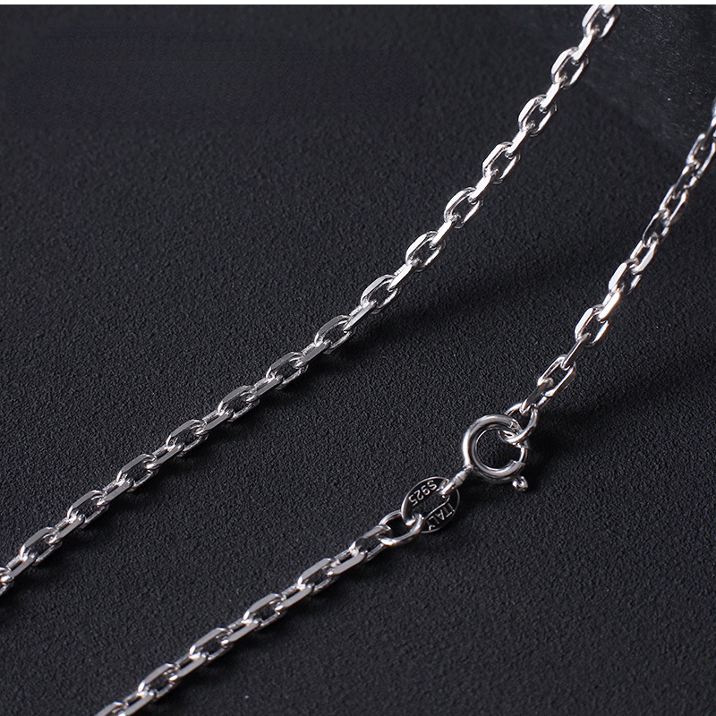 現貨 s925純銀項煉 十字鏈 車花十字煉 O字煉 2mm 批花十字鏈 項煉 氣質鎖骨煉 裸煉 銀飾 DIY訂製煉 百搭 | 蝦皮購物