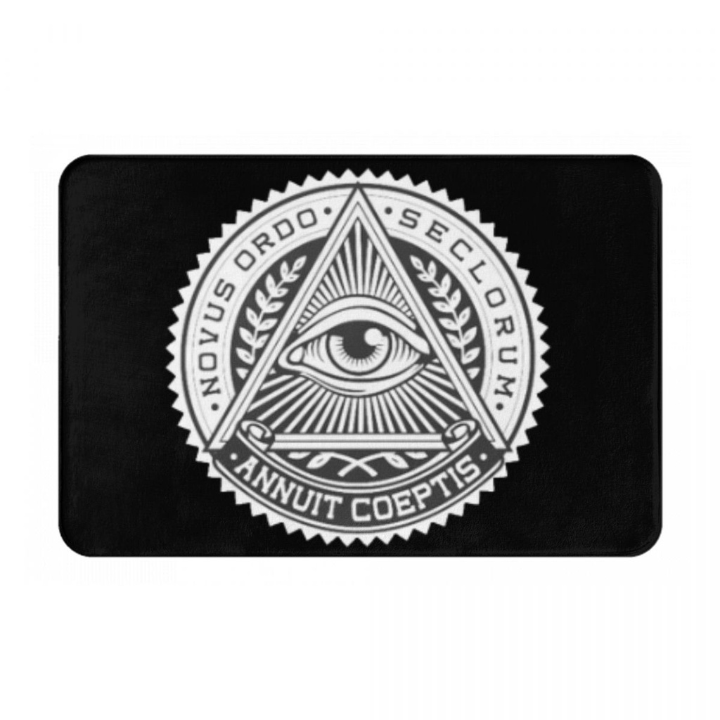Annuit Coeptis Novus Ordo Seclorum Illuminati Eye 浴室防滑地墊 廁所衛 | 蝦皮購物