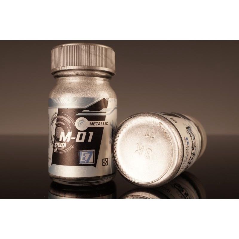 【YYZ模型工作室】E7 COLOR M系列金屬色漆 E7模型漆 閃銀 星幻金 銅 鐵黑 玫瑰金 機械鋁 | 蝦皮購物