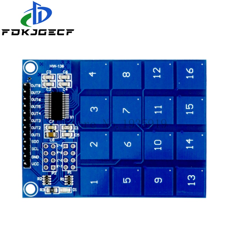 TTP223/TTP224/TTP226/TTP229 Jog數字觸摸開關傳感器數字1/4/8/16通道觸摸按鍵電容模塊 | 蝦皮購物