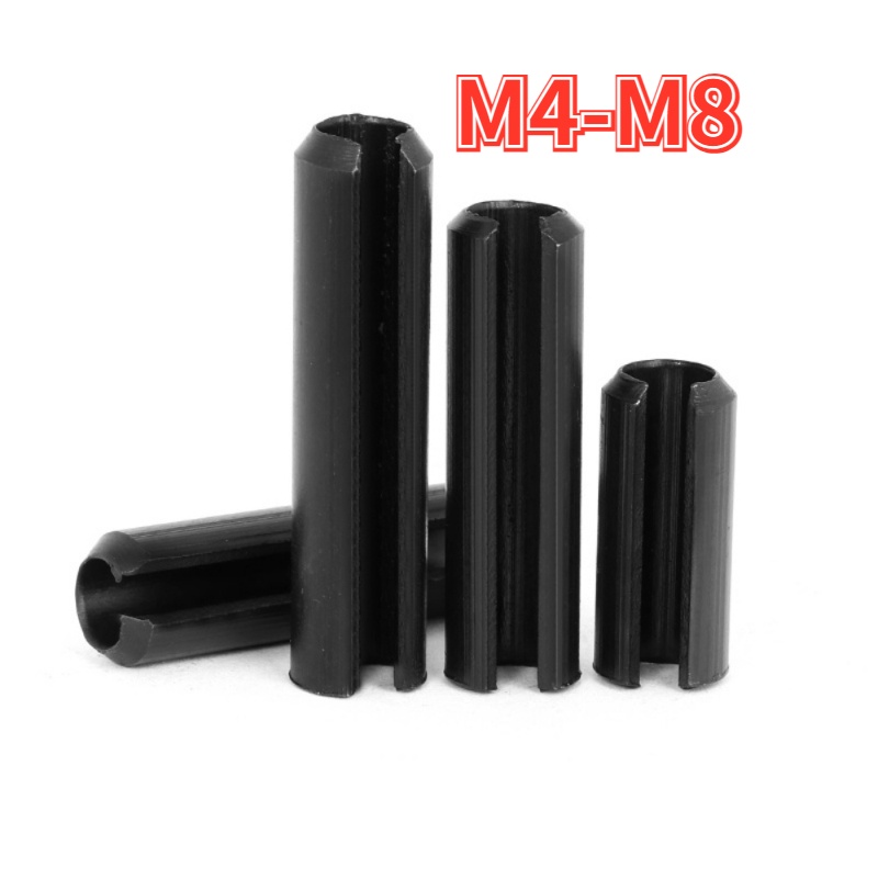 【XJK】 鐵黑彈性銷 定位銷子 銷軸 開口銷 彈簧銷 圓柱銷 空心銷 M4 M5 M6 M8 | 蝦皮購物