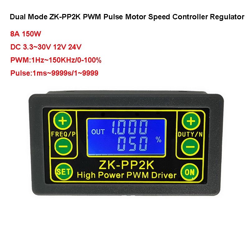 Zk-pp1k雙模信號發生器zk-pp2k PWM電機調速器穩壓器8A 150W頻率佔空比可調模塊 | 蝦皮購物 Zk-pp1k雙模信號發生器zk-pp2k PWM電機調速器穩壓器8A 150W頻率佔空比可調模塊 | 蝦皮購物